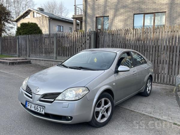 Nissan Primera 2006 Rīga, ar dzinēja tilpumu 1.80 L un nobraukumu 218 tūkst. km par 1550 €, foto 1 vietnē AUTOMOTO.COM.LV