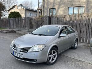 Nissan Primera 2006 Rīga, ar dzinēja tilpumu 1.80 L un nobraukumu 218 tūkst. km par 1550 €, foto  vietnē AUTOMOTO.COM.LV