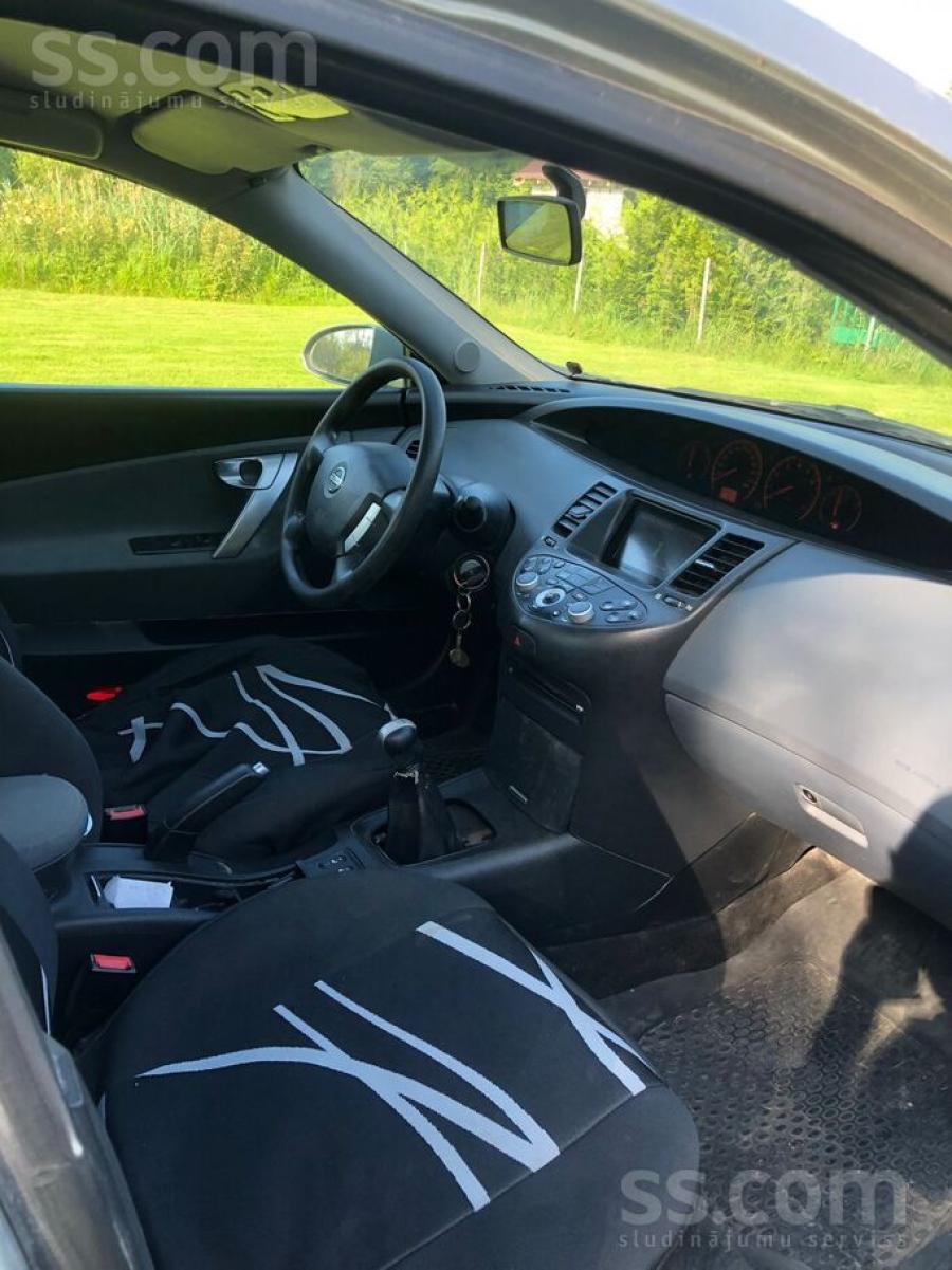 Nissan Primera 2007 in Bauska, with an engine capacity of 1.80 L and mileage of 189 thousand km for 1000 €, photo 8 on AUTOMOTO.COM.LV