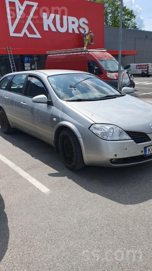 Nissan Primera 2003 in Riga, with an engine capacity of 1.90 L and mileage of 231 thousand km for 700 €, photo 6 on AUTOMOTO.COM.LV