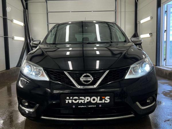 Black Nissan Pulsar 2015 in Vilnius, with an engine capacity of 1.20 L and mileage of 134 thousand km for 5808 €, photo 1 on AUTOMOTO.COM.LV