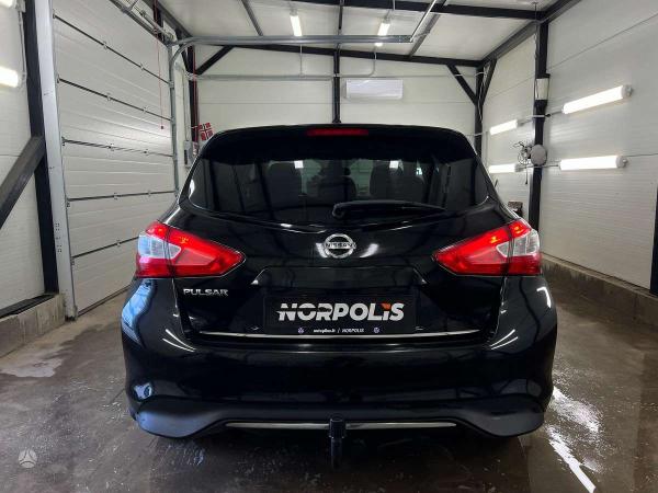 Black Nissan Pulsar 2015 in Vilnius, with an engine capacity of 1.20 L and mileage of 134 thousand km for 5808 €, photo 6 on AUTOMOTO.COM.LV