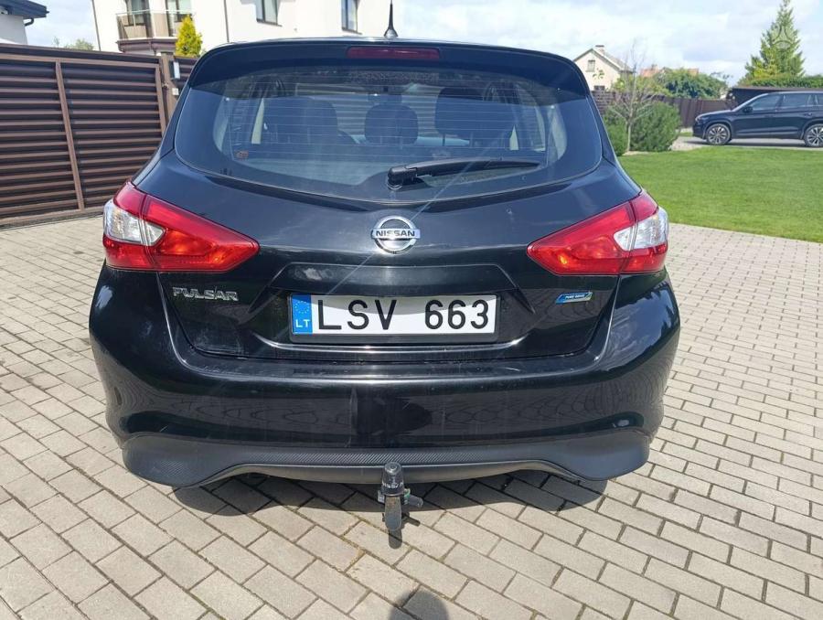 Melns Nissan Pulsar 2015 Šauļi, ar dzinēja tilpumu 1.50 L un nobraukumu 298 tūkst. km par 3900 €, foto 8 vietnē AUTOMOTO.COM.LV