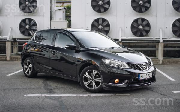 Black Nissan Pulsar 2016 in Riga, with an engine capacity of 1.20 L and mileage of 133 thousand km for 6250 €, photo 3 on AUTOMOTO.COM.LV
