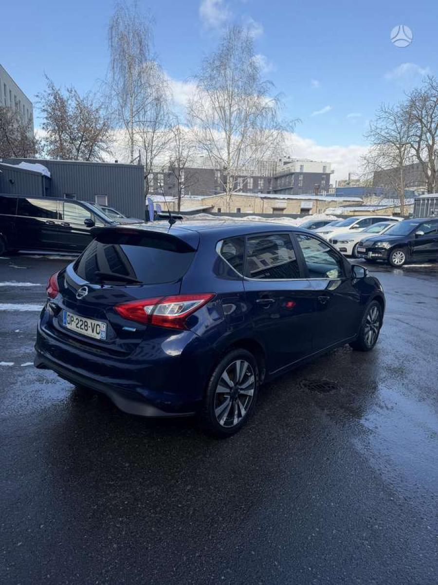 Blue Nissan Pulsar 2015 in Vilnius, with an engine capacity of 1.46 L and mileage of 219 thousand km for 4450 €, photo 4 on AUTOMOTO.COM.LV