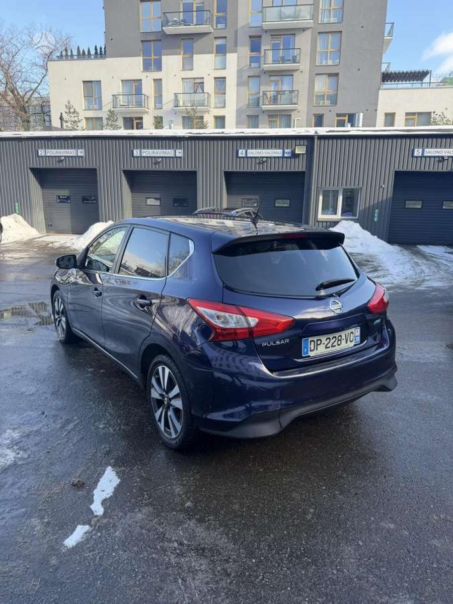 Blue Nissan Pulsar 2015 in Vilnius, with an engine capacity of 1.46 L and mileage of 219 thousand km for 4450 €, photo 6 on AUTOMOTO.COM.LV