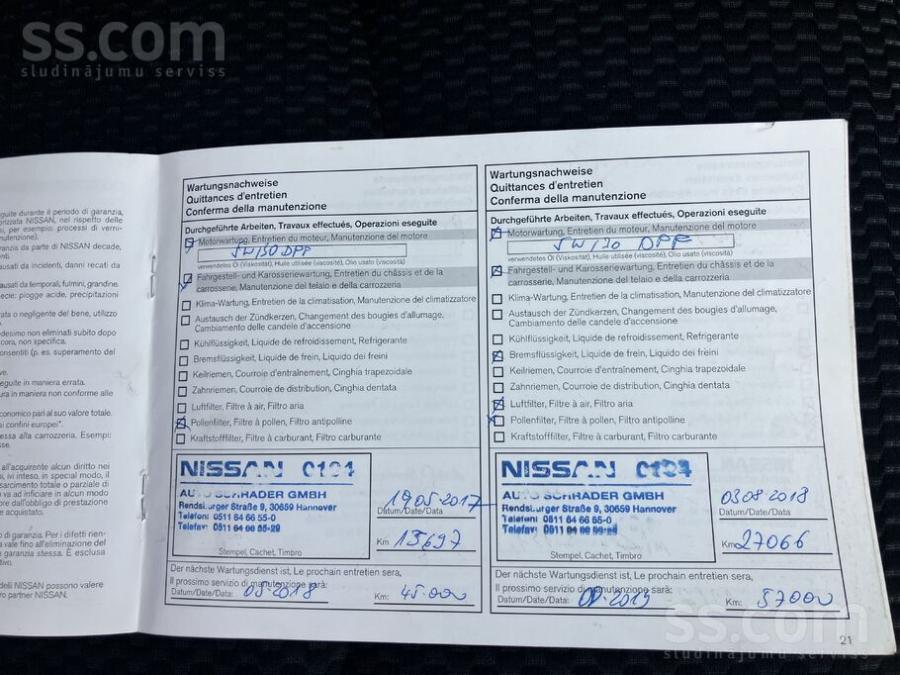 Синий Ниссан Пульсар 2016 в Талси, объемом двигателя 1.50 л и пробегом 174 тыс. км за 6500 €, фото 18 на AUTOMOTO.COM.LV