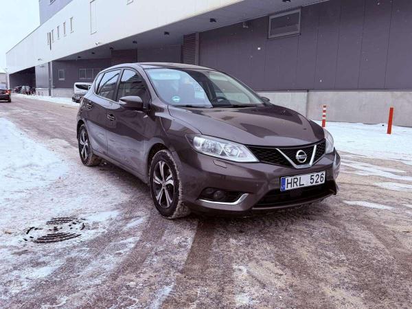 Brown Nissan Pulsar 2015 in Vilnius, with an engine capacity of 1.20 L and mileage of 299 thousand km for 4200 €, photo 2 on AUTOMOTO.COM.LV