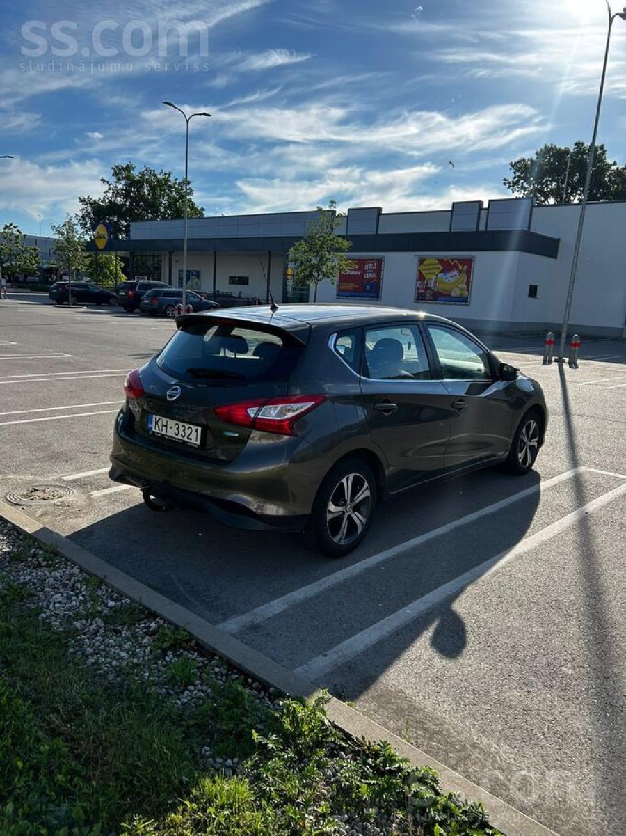 Brown Nissan Pulsar 2016 in Riga, with an engine capacity of 1.50 L and mileage of 264 thousand km for 4300 €, photo 4 on AUTOMOTO.COM.LV