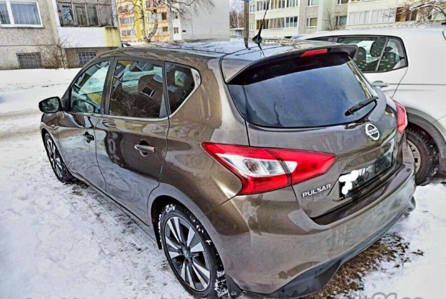 Brūns Nissan Pulsar 2015 Kretinga, ar dzinēja tilpumu 1.20 L un nobraukumu 225 tūkst. km par 3400 €, foto 3 vietnē AUTOMOTO.COM.LV