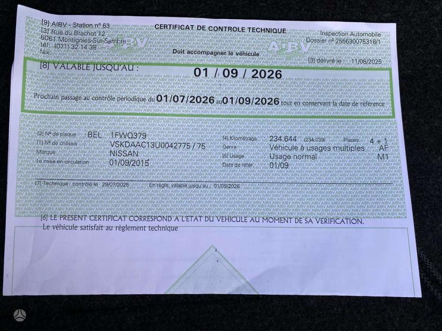 Серый Ниссан Пульсар 2015 в Расейняй, объемом двигателя 1.46 л и пробегом 249 тыс. км за 4700 €, фото 22 на AUTOMOTO.COM.LV