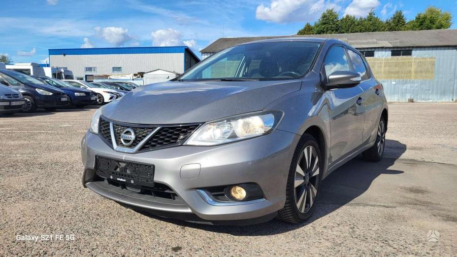 Pelēks Nissan Pulsar 2016 Šauļi, ar dzinēja tilpumu 1.46 L un nobraukumu 250 tūkst. km par 4650 €, foto 1 vietnē AUTOMOTO.COM.LV