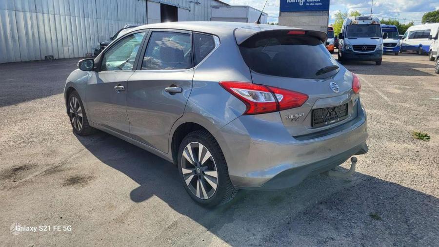 Pelēks Nissan Pulsar 2016 Šauļi, ar dzinēja tilpumu 1.46 L un nobraukumu 250 tūkst. km par 4650 €, foto 8 vietnē AUTOMOTO.COM.LV