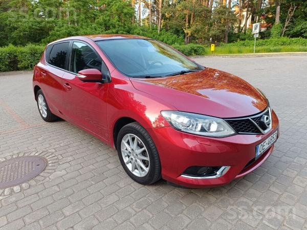 Sarkans Nissan Pulsar 2015 Rīga, ar dzinēja tilpumu 1.20 L un nobraukumu 146 tūkst. km par 7300 €, foto 1 vietnē AUTOMOTO.COM.LV