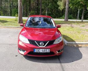 Red Nissan Pulsar 2015 in Riga, with an engine capacity of 1.20 L and mileage of 156 thousand km for 5350 €, photo  on AUTOMOTO.COM.LV