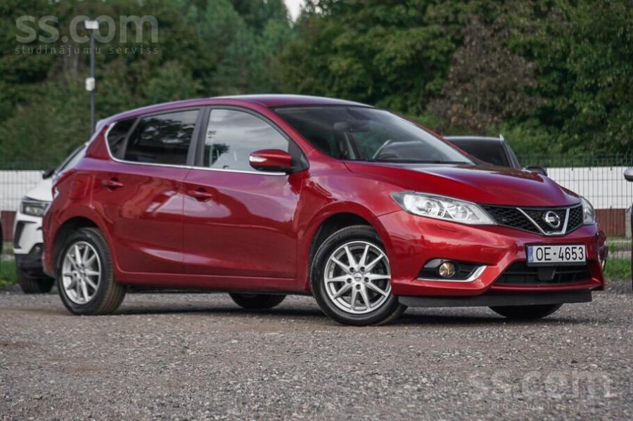 Sarkans Nissan Pulsar 2015 Rīga, ar dzinēja tilpumu 1.20 L un nobraukumu 152 tūkst. km par 5480 €, foto 3 vietnē AUTOMOTO.COM.LV