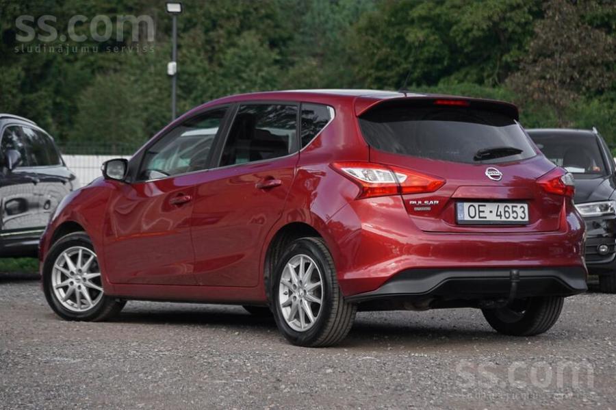 Sarkans Nissan Pulsar 2015 Rīga, ar dzinēja tilpumu 1.20 L un nobraukumu 152 tūkst. km par 5480 €, foto 4 vietnē AUTOMOTO.COM.LV
