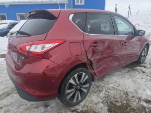 Sarkans Nissan Pulsar 2016 Tauragė, ar dzinēja tilpumu 1.46 L un nobraukumu 152 tūkst. km par 4950 €, foto 4 vietnē AUTOMOTO.COM.LV