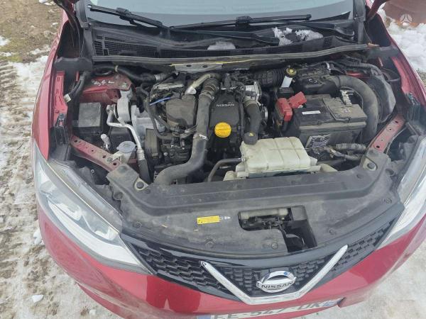 Red Nissan Pulsar 2016 in Taurage, with an engine capacity of 1.46 L and mileage of 152 thousand km for 4950 €, photo 10 on AUTOMOTO.COM.LV