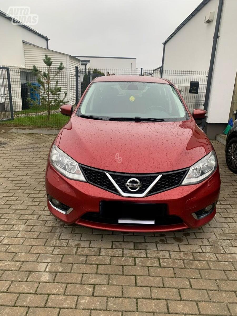 Red Nissan Pulsar 2016 in Vilnius, with an engine capacity of 1.20 L and mileage of 173 thousand km for 6700 €, photo 1 on AUTOMOTO.COM.LV