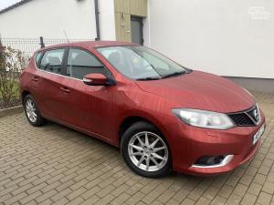 Red Nissan Pulsar 2016 in Vilnius, with an engine capacity of 1.20 L and mileage of 173 thousand km for 6700 €, photo 4 on AUTOMOTO.COM.LV