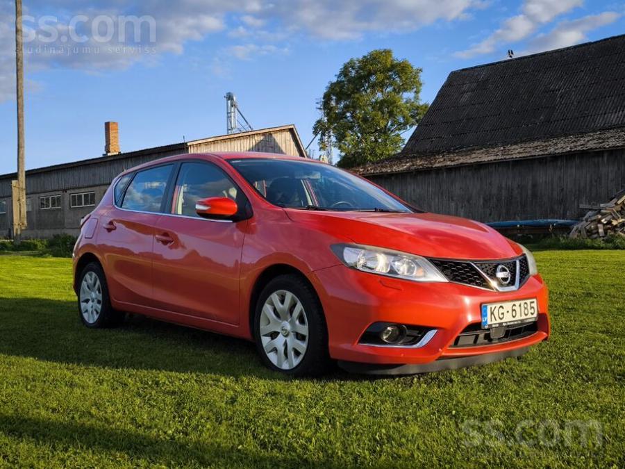Sarkans Nissan Pulsar 2016 Rīga, ar dzinēja tilpumu 1.20 L un nobraukumu 243 tūkst. km par 4500 €, foto 1 vietnē AUTOMOTO.COM.LV