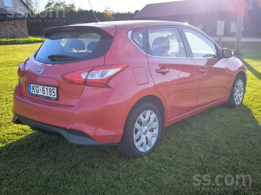Sarkans Nissan Pulsar 2016 Rīga, ar dzinēja tilpumu 1.20 L un nobraukumu 243 tūkst. km par 4500 €, foto 5 vietnē AUTOMOTO.COM.LV