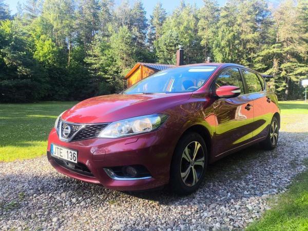 Sarkans Nissan Pulsar 2017 Viļņa, ar dzinēja tilpumu 1.20 L un nobraukumu 148 tūkst. km par 6200 €, foto 1 vietnē AUTOMOTO.COM.LV