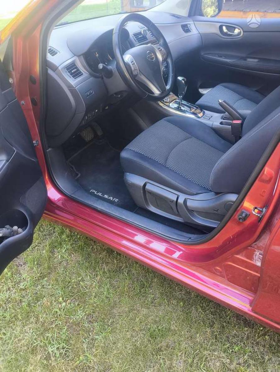 Sarkans Nissan Pulsar 2017 Viļņa, ar dzinēja tilpumu 1.20 L un nobraukumu 148 tūkst. km par 6200 €, foto 21 vietnē AUTOMOTO.COM.LV