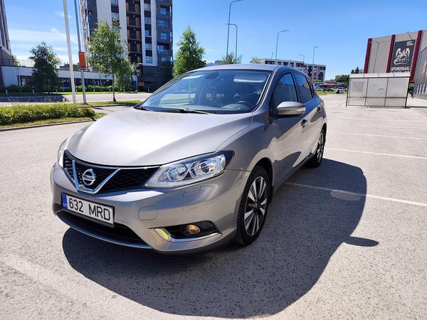 Nissan Pulsar 2017 Tallina, ar dzinēja tilpumu 1.20 L un nobraukumu 139 tūkst. km par 6800 €, foto  vietnē AUTOMOTO.COM.LV