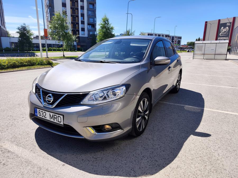 Nissan Pulsar 2017 Tallina, ar dzinēja tilpumu 1.20 L un nobraukumu 139 tūkst. km par 6800 €, foto 1 vietnē AUTOMOTO.COM.LV