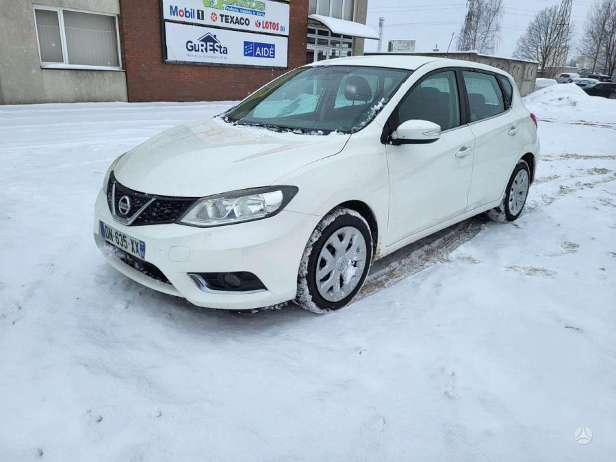 Balts Nissan Pulsar 2015 Kauņa, ar dzinēja tilpumu 1.46 L un nobraukumu 212 tūkst. km par 3200 €, foto 1 vietnē AUTOMOTO.COM.LV