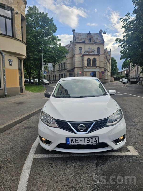 Balts Nissan Pulsar 2015 Rīga, ar dzinēja tilpumu 1.20 L un nobraukumu 90 tūkst. km par 5700 €, foto 2 vietnē AUTOMOTO.COM.LV