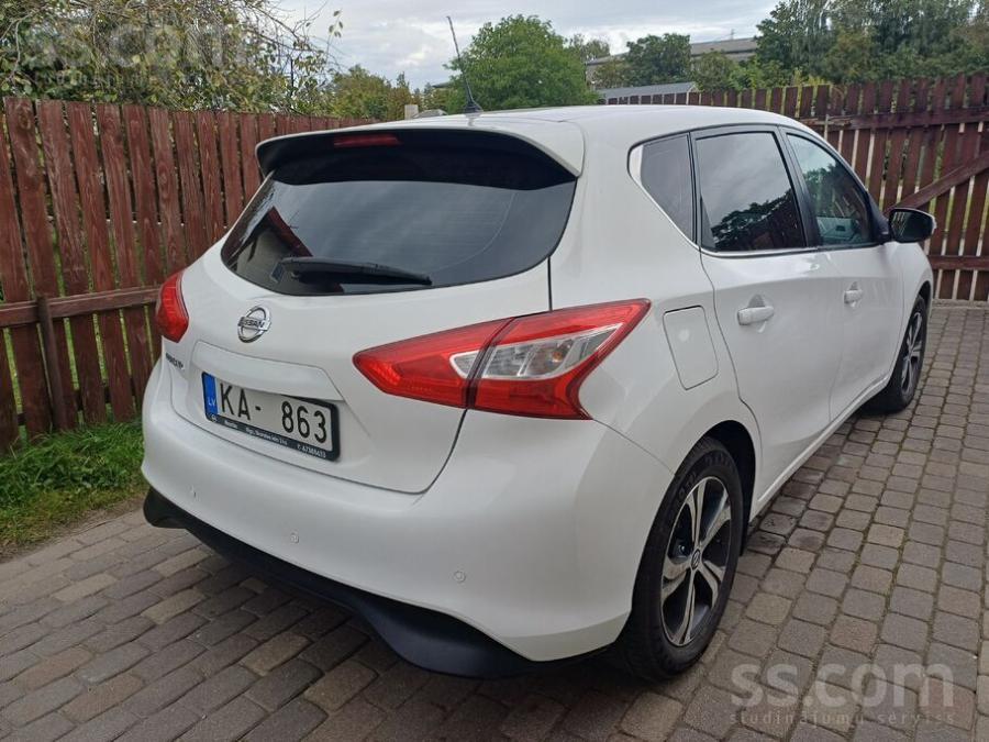 Balts Nissan Pulsar 2015 Rīga, ar dzinēja tilpumu 1.20 L un nobraukumu 174 tūkst. km par 4800 €, foto 4 vietnē AUTOMOTO.COM.LV