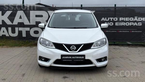 White Nissan Pulsar 2016 in Liepaja, with an engine capacity of 1.50 L and mileage of 182 thousand km for 4750 €, photo 1 on AUTOMOTO.COM.LV