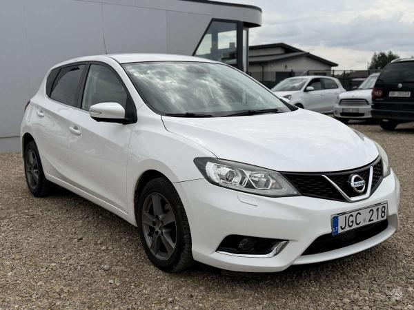 White Nissan Pulsar 2016 in Siauliai, with an engine capacity of 1.20 L and mileage of 97 thousand km for 5300 €, photo 3 on AUTOMOTO.COM.LV