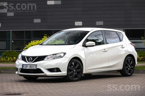 White Nissan Pulsar 2016 in Jelgava, with an engine capacity of 1.20 L and mileage of 0 thousand km for 4990 €, photo 1 on AUTOMOTO.COM.LV