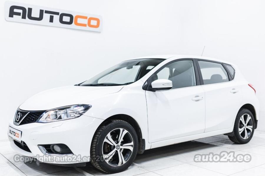 White Nissan Pulsar 2017 in Tallinn, with an engine capacity of 1.20 L and mileage of 144 thousand km for 6999 €, photo 1 on AUTOMOTO.COM.LV