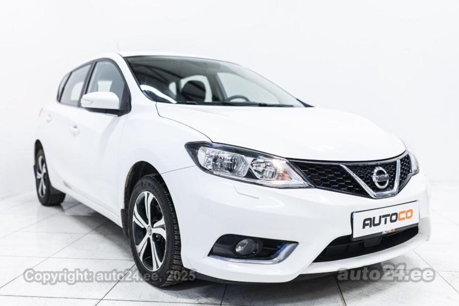 White Nissan Pulsar 2017 in Tallinn, with an engine capacity of 1.20 L and mileage of 144 thousand km for 6999 €, photo 4 on AUTOMOTO.COM.LV