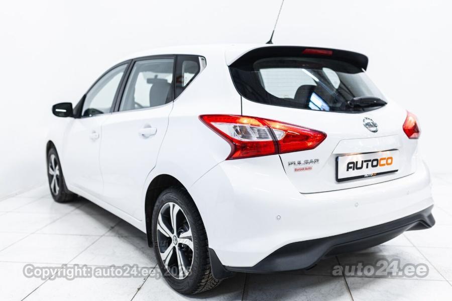 White Nissan Pulsar 2017 in Tallinn, with an engine capacity of 1.20 L and mileage of 144 thousand km for 6999 €, photo 5 on AUTOMOTO.COM.LV
