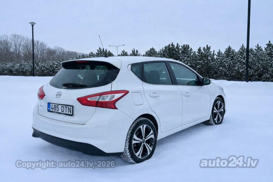 White Nissan Pulsar 2017 in Tallinn, with an engine capacity of 1.20 L and mileage of 113 thousand km for 6599 €, photo 7 on AUTOMOTO.COM.LV