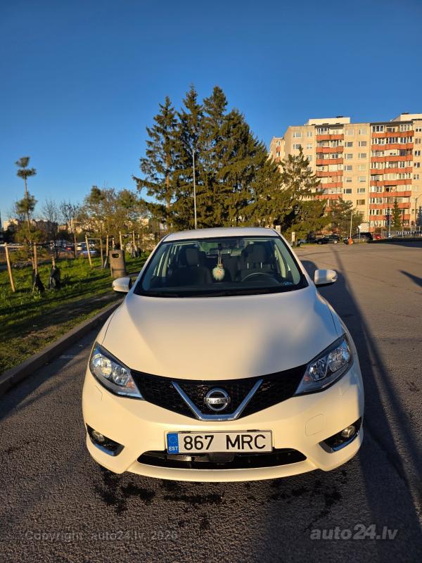 White Nissan Pulsar 2017 in Tallinn, with an engine capacity of 1.20 L and mileage of 95 thousand km for 7700 €, photo 3 on AUTOMOTO.COM.LV