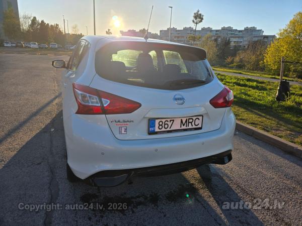 White Nissan Pulsar 2017 in Tallinn, with an engine capacity of 1.20 L and mileage of 95 thousand km for 7700 €, photo 4 on AUTOMOTO.COM.LV