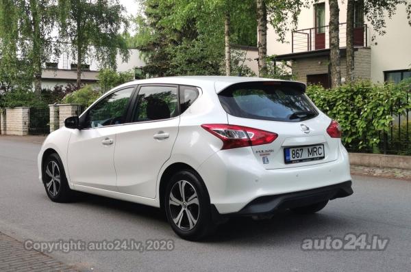 White Nissan Pulsar 2017 in Tallinn, with an engine capacity of 1.20 L and mileage of 96 thousand km for 8250 €, photo 3 on AUTOMOTO.COM.LV