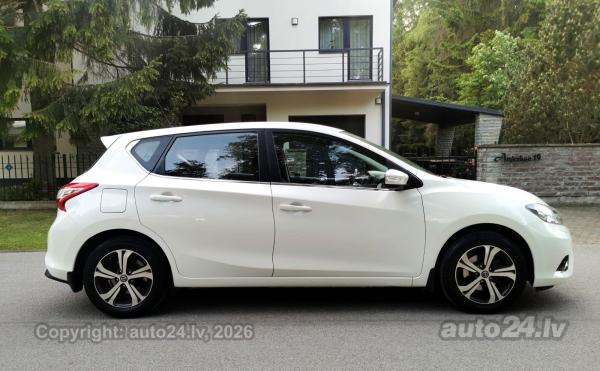 White Nissan Pulsar 2017 in Tallinn, with an engine capacity of 1.20 L and mileage of 96 thousand km for 8250 €, photo 6 on AUTOMOTO.COM.LV