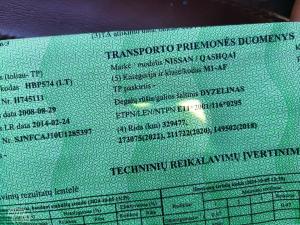Черный Ниссан Кашкай 2008 в Каунас, объемом двигателя 1.50 л и пробегом 350 тыс. км за 1800 €, фото 15 на AUTOMOTO.COM.LV