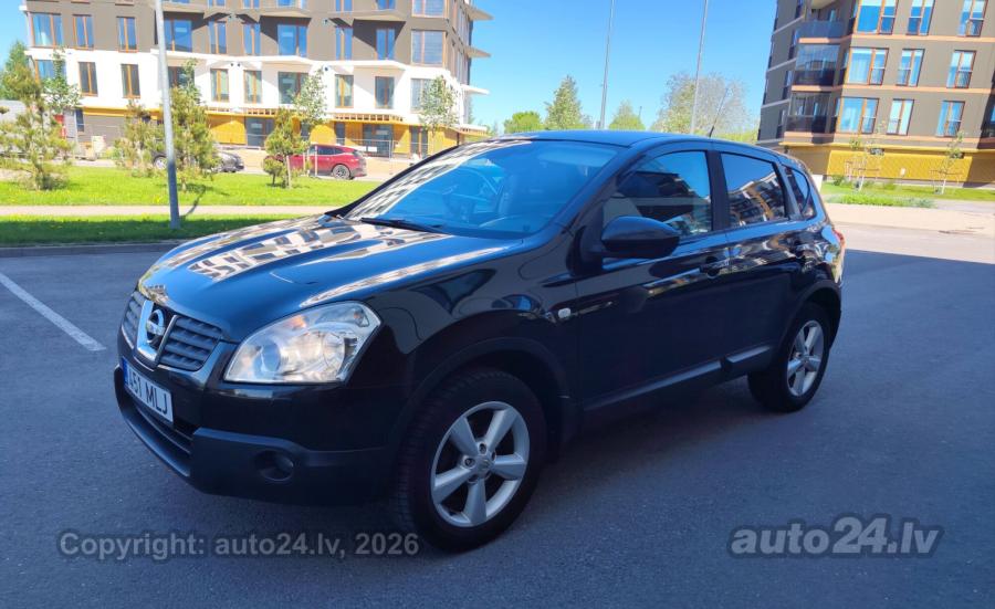 Black Nissan Qashqai 2008 in Tallinn, with an engine capacity of 2.00 L and mileage of 197 thousand km for 3499 €, photo 1 on AUTOMOTO.COM.LV