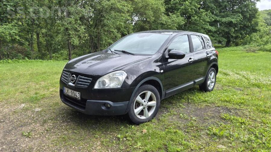 Melns Nissan Qashqai 2008 Rīga, ar dzinēja tilpumu 1.90 L un nobraukumu 302 tūkst. km par 2500 €, foto 1 vietnē AUTOMOTO.COM.LV