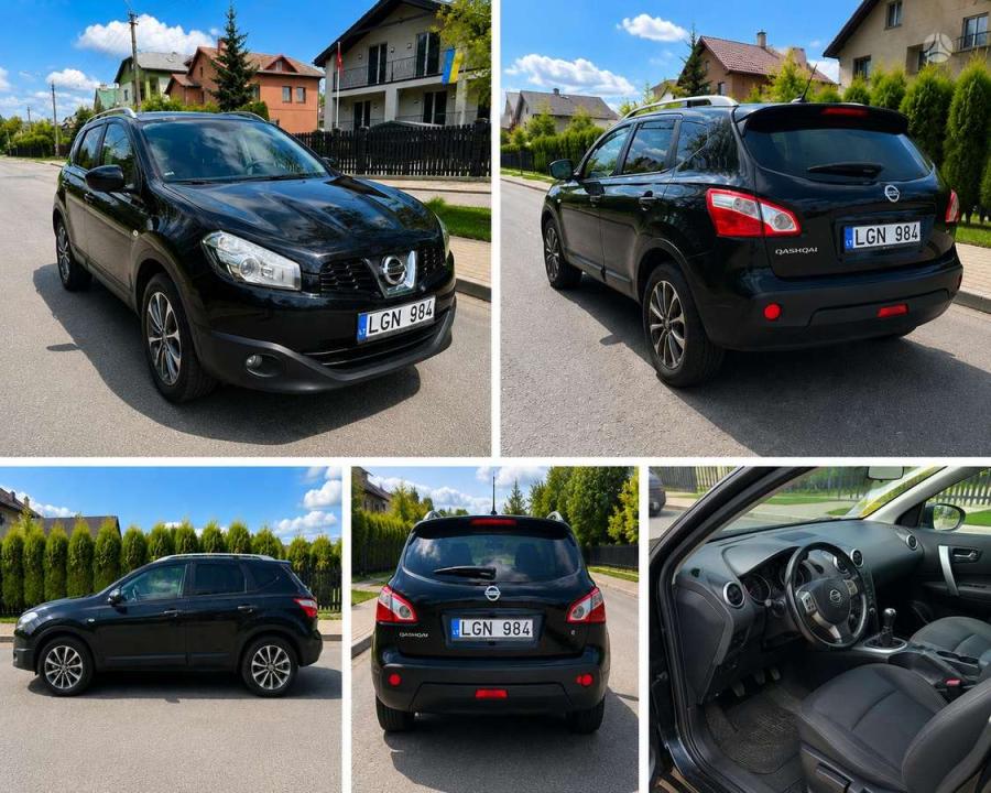 Black Nissan Qashqai 2010 in Vilnius, with an engine capacity of 2.00 L and mileage of 237 thousand km for 5000 €, photo 5 on AUTOMOTO.COM.LV