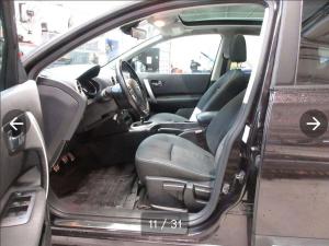 Black Nissan Qashqai 2011 in Jurbarkas, with an engine capacity of 1.46 L and mileage of 180 thousand km for 4950 €, photo 14 on AUTOMOTO.COM.LV